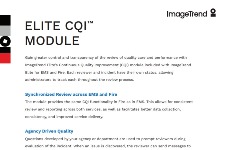 Product Feature Sheets | ImageTrend